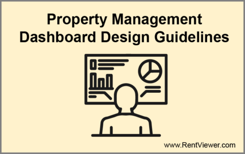 Property management dashboard design guidelines - RentViewer