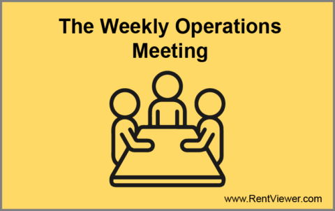 The Weekly Property Operations Meeting - RentViewer Blog