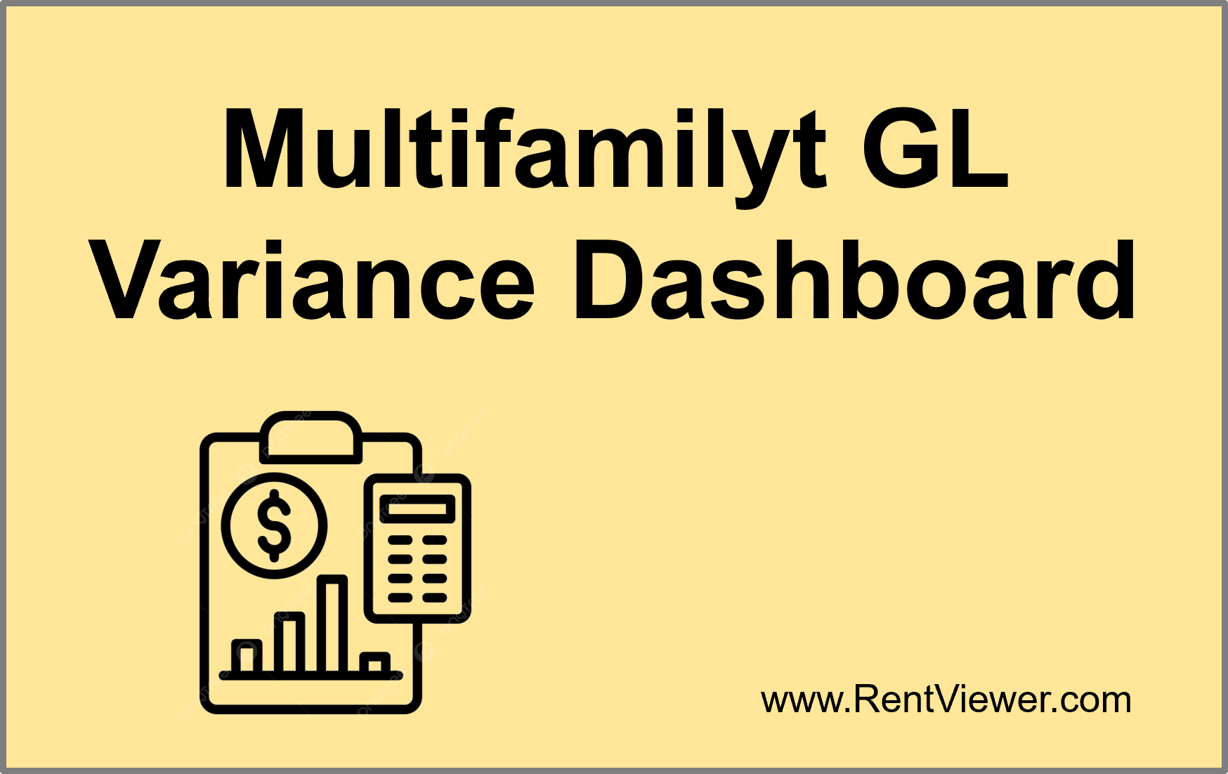 Property Management Budget Dashboard: How to Build a GL Variance Report ...